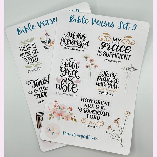 Christmas Stickers Sheet - Etsy