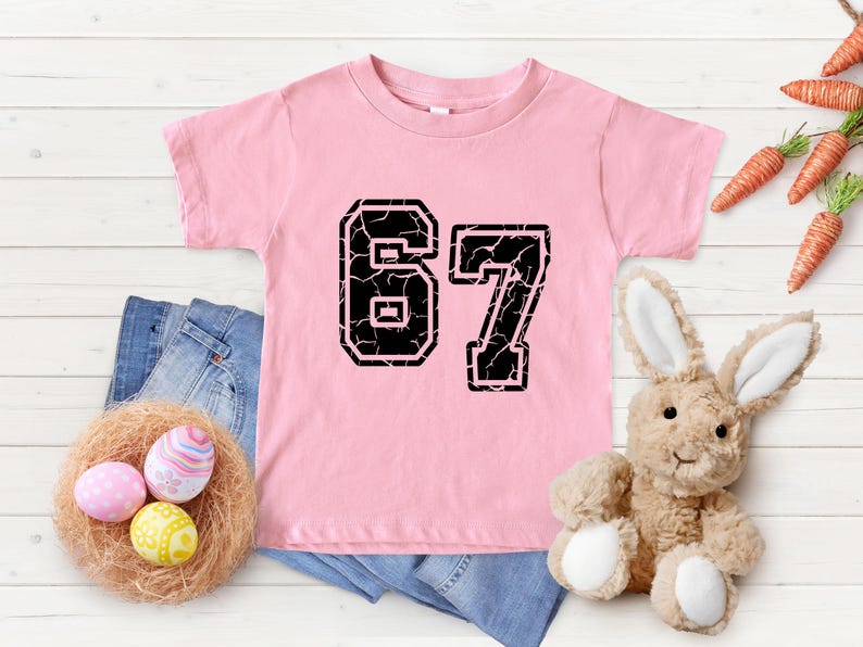 Kids 67 Meme Shirt, Gen Alpha & Z Trend Tee, Six Seven 67 T-shirt - Etsy
