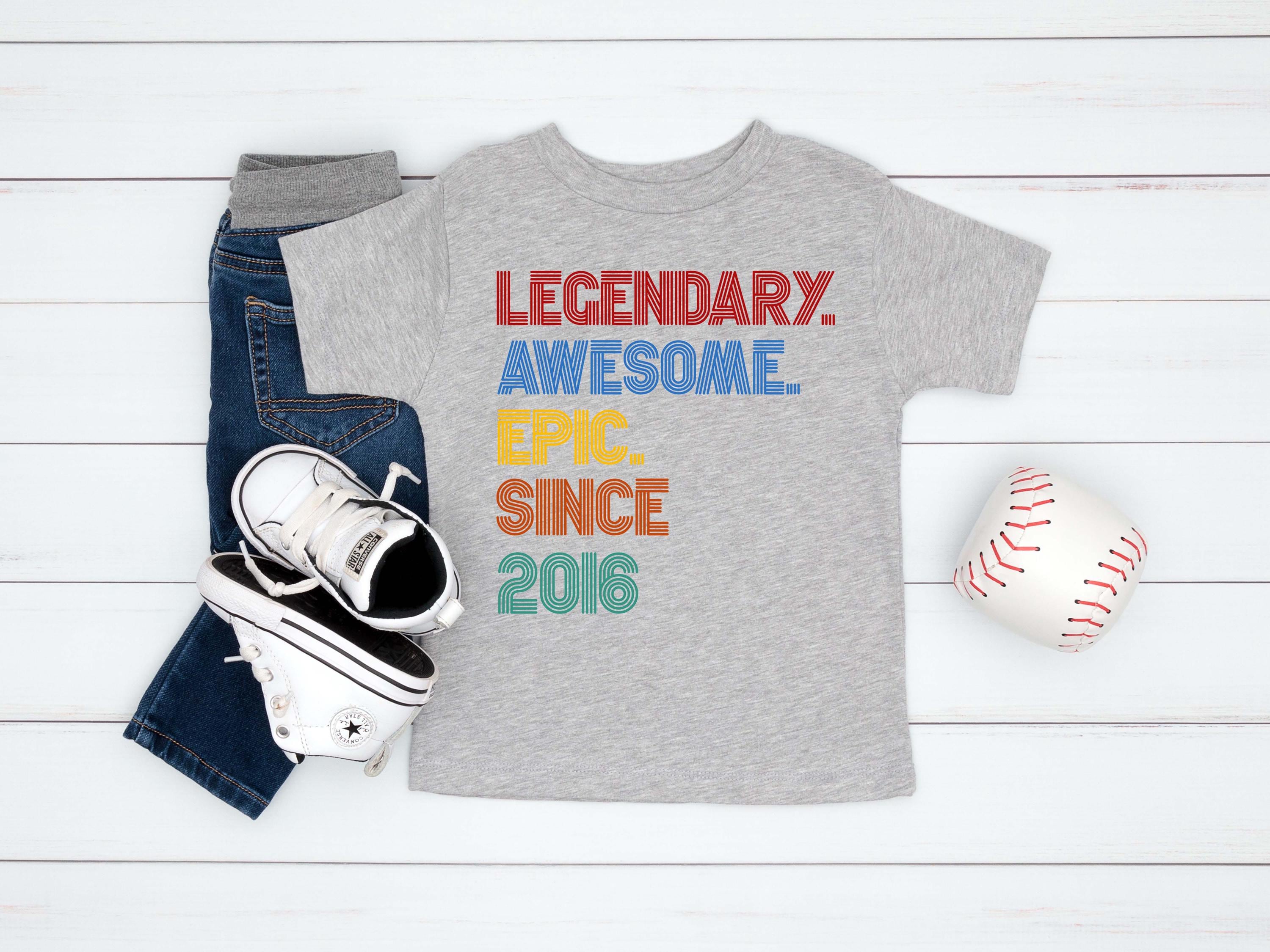 Personalized 10th Birthday Shirt, Custom Legendary Name Tee, 2016 ...
