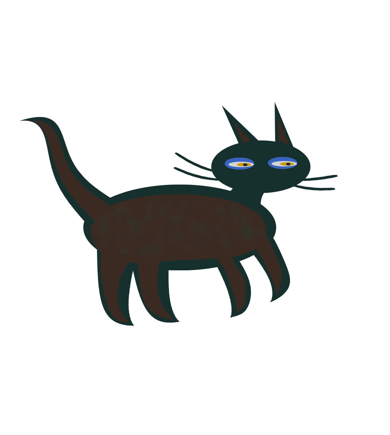 MCM Atomic Cat Stickers Svg and Png - Etsy Canada