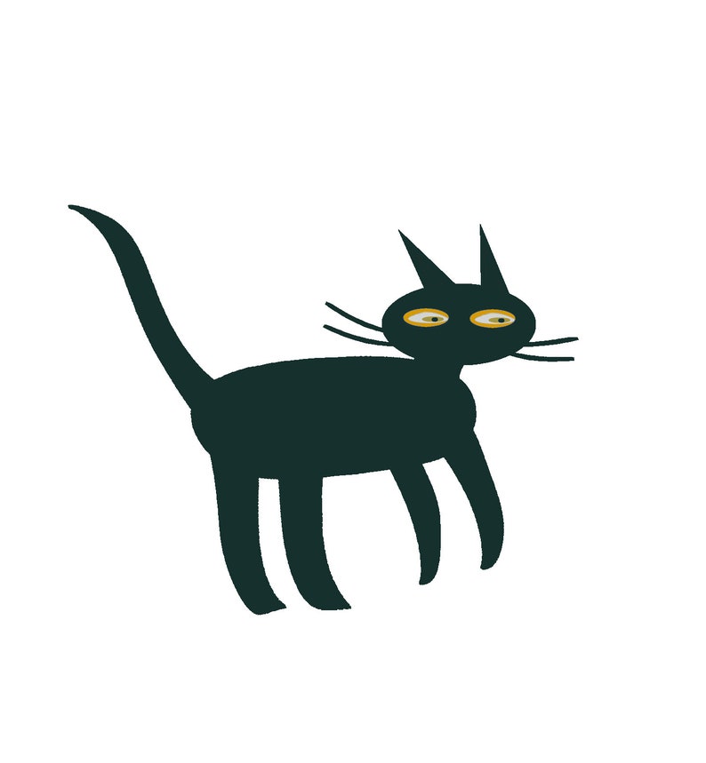 MCM Atomic Cat Stickers Svg and Png - Etsy Canada