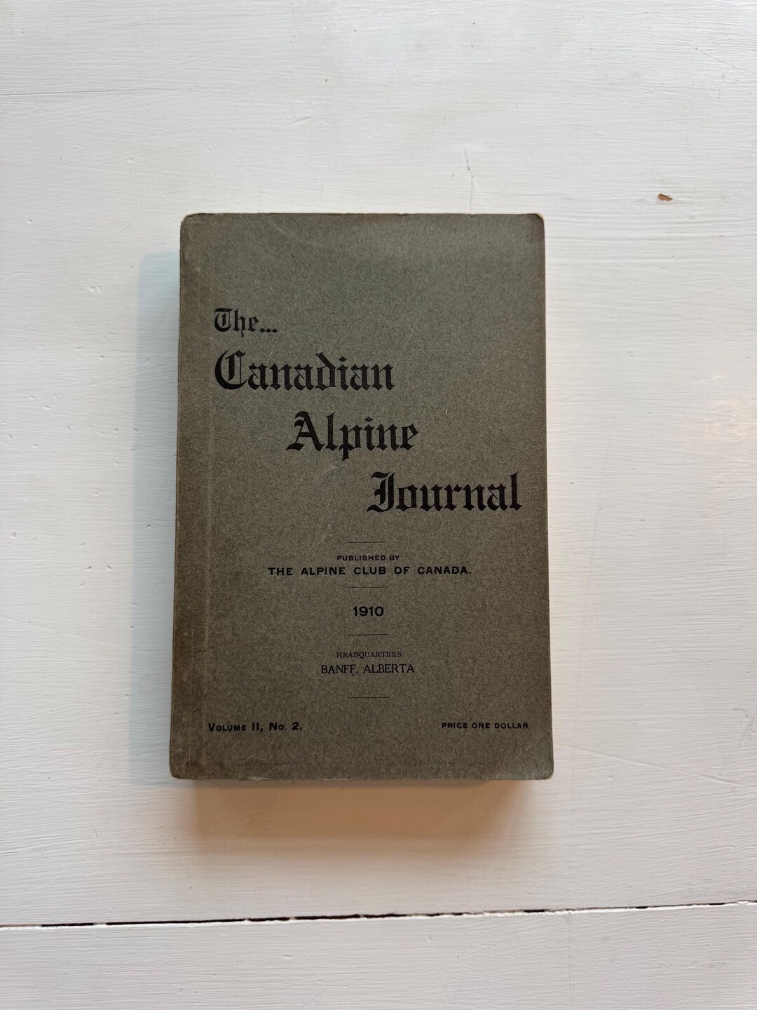 Vintage Canadian Alpine Journal Vol 2-no 2, 1910 - Etsy