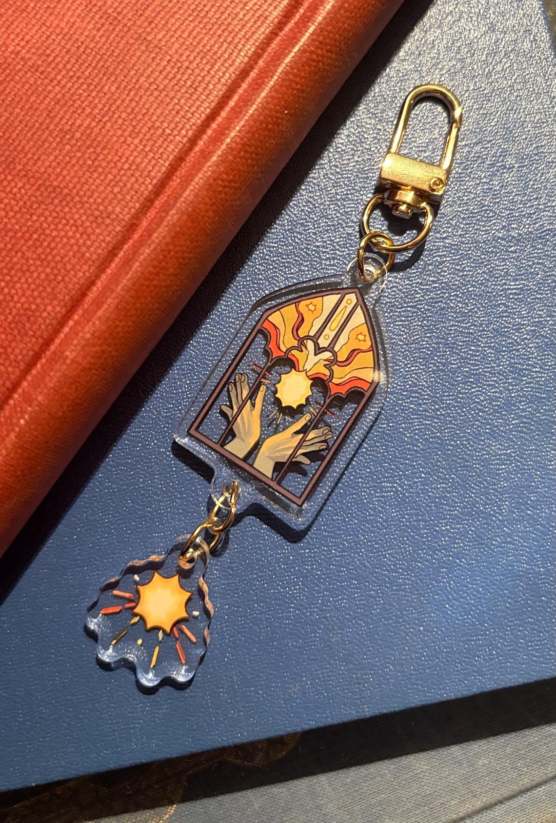 Cathedral Window (acrylic Charm) - Etsy
