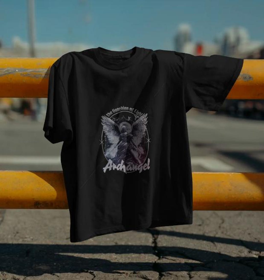 Archangel Gothic T-shirt - Dark Angel Graphic Tee, Vintage Streetwear ...