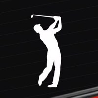 Golf Player Vinyl Decal Golfer Sticker - Etsy