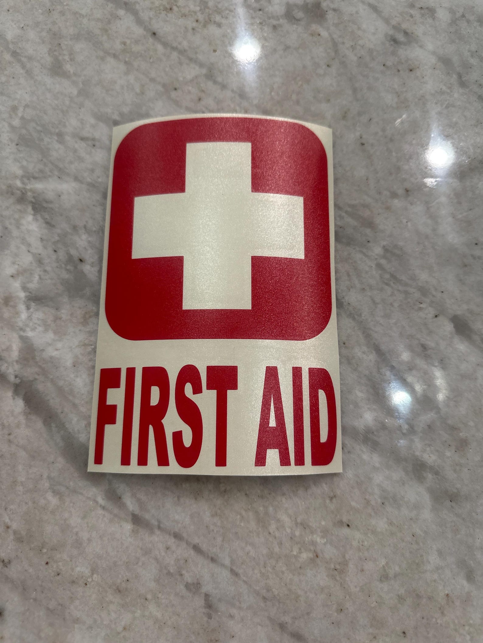 First Aid Decal, Many Colors & Sizes to Choose From, CPR AED Business ...