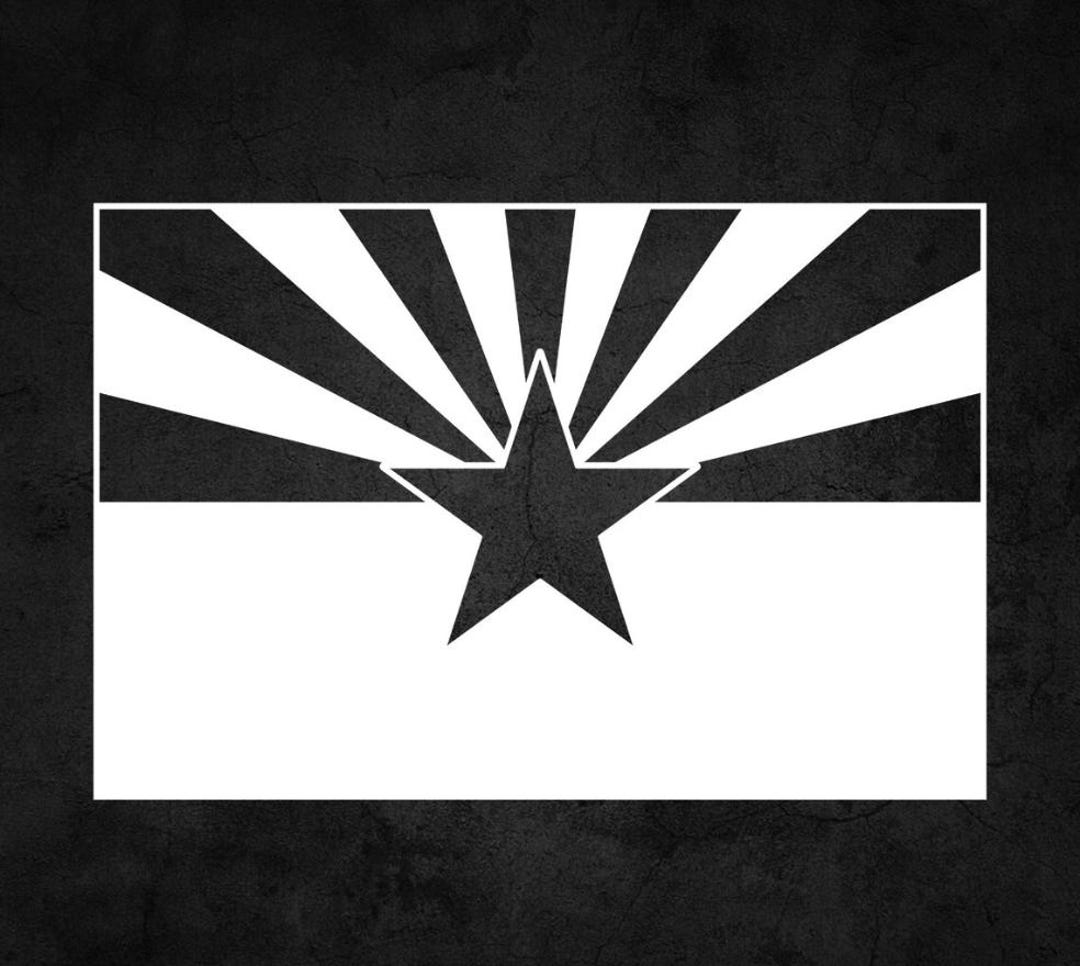Arizona State Flag Vinyl Decal Sticker, AZ Gifts State Gift Ideas ...