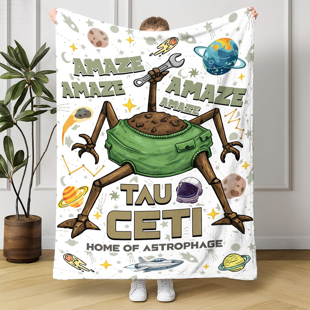 Blanket Fazz Hand, Project Hail Mary Blanket, Jazz Hand Space Monster ...