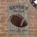 Personalized Football Man Cave Sign printed sign beer | Etsy