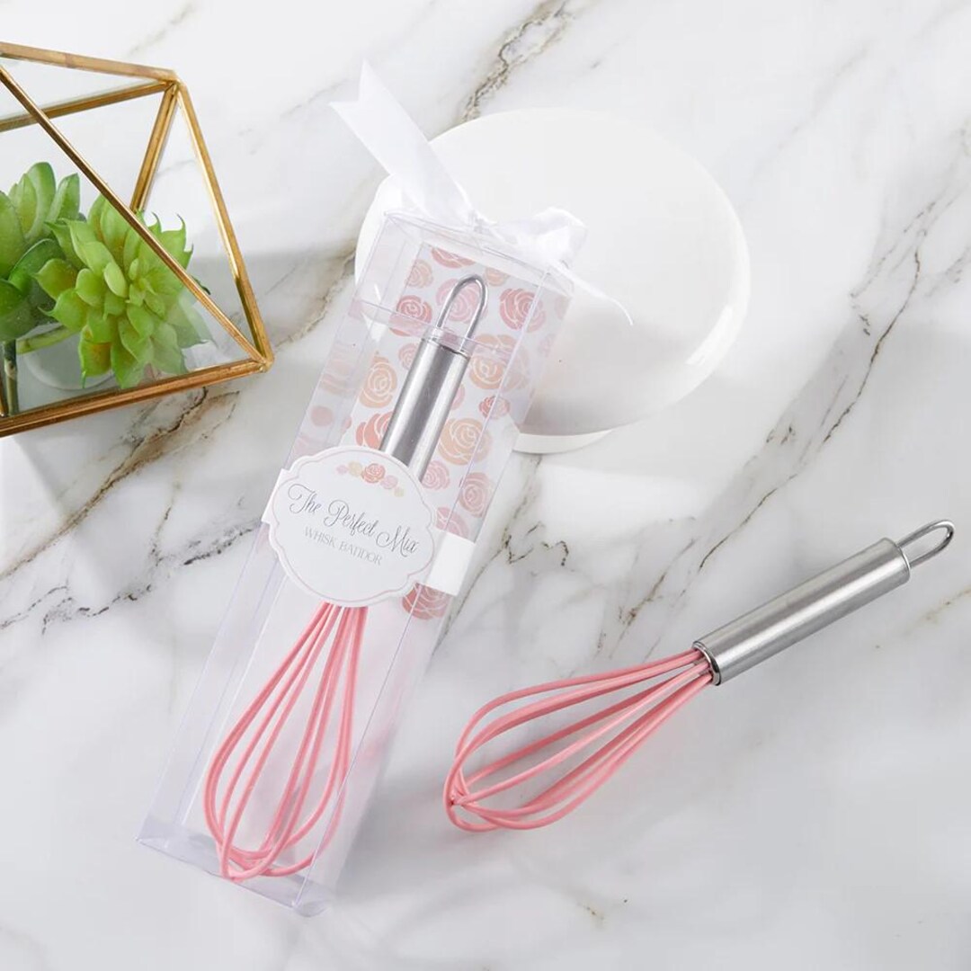 The Perfect Mix Pink Kitchen Whisk, Cute Baking Tool, Pink Whisk ...