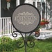 Family Name With Scroll Personalized Round Magnetic Sign Set ...