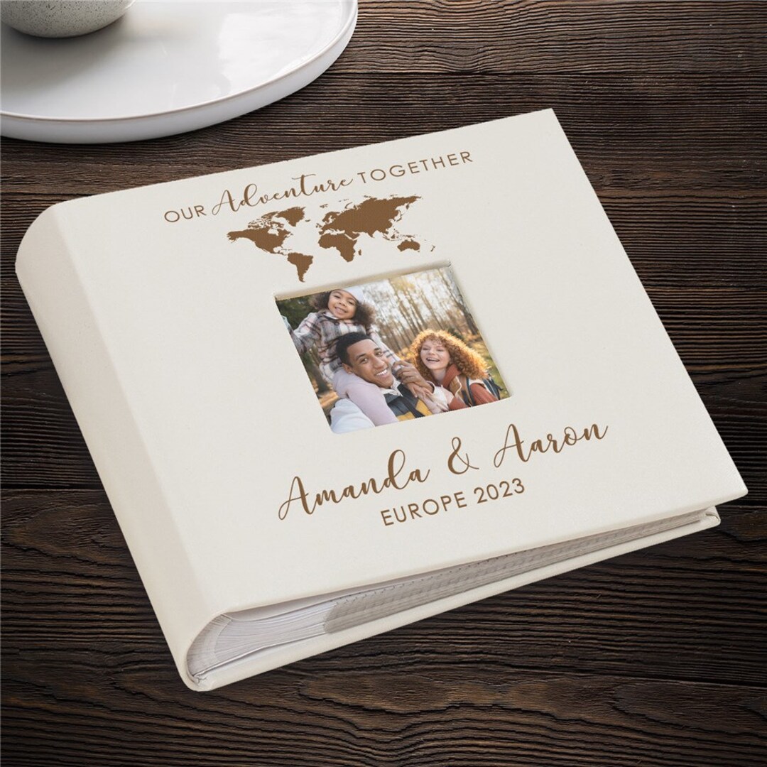 Engraved Adventure Together Photo Album, Family Photo Album, Holds 200 ...