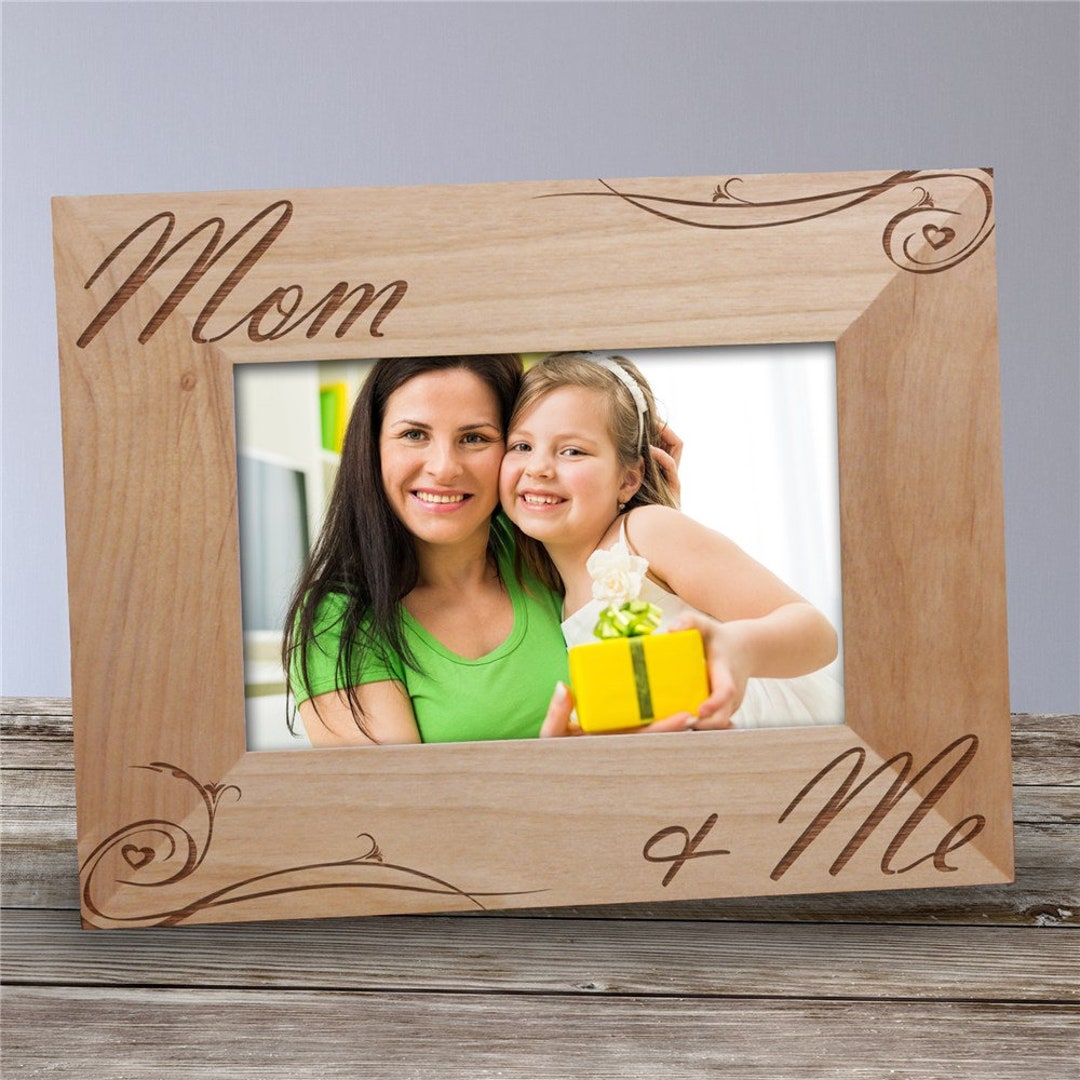 Personalized Mom and Me Picture Frame, Custom Picture Frame ...