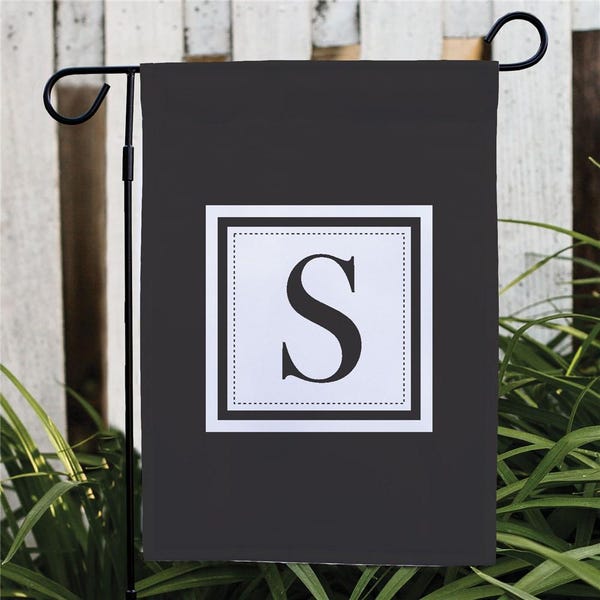 Monogram Garden Flag - Etsy