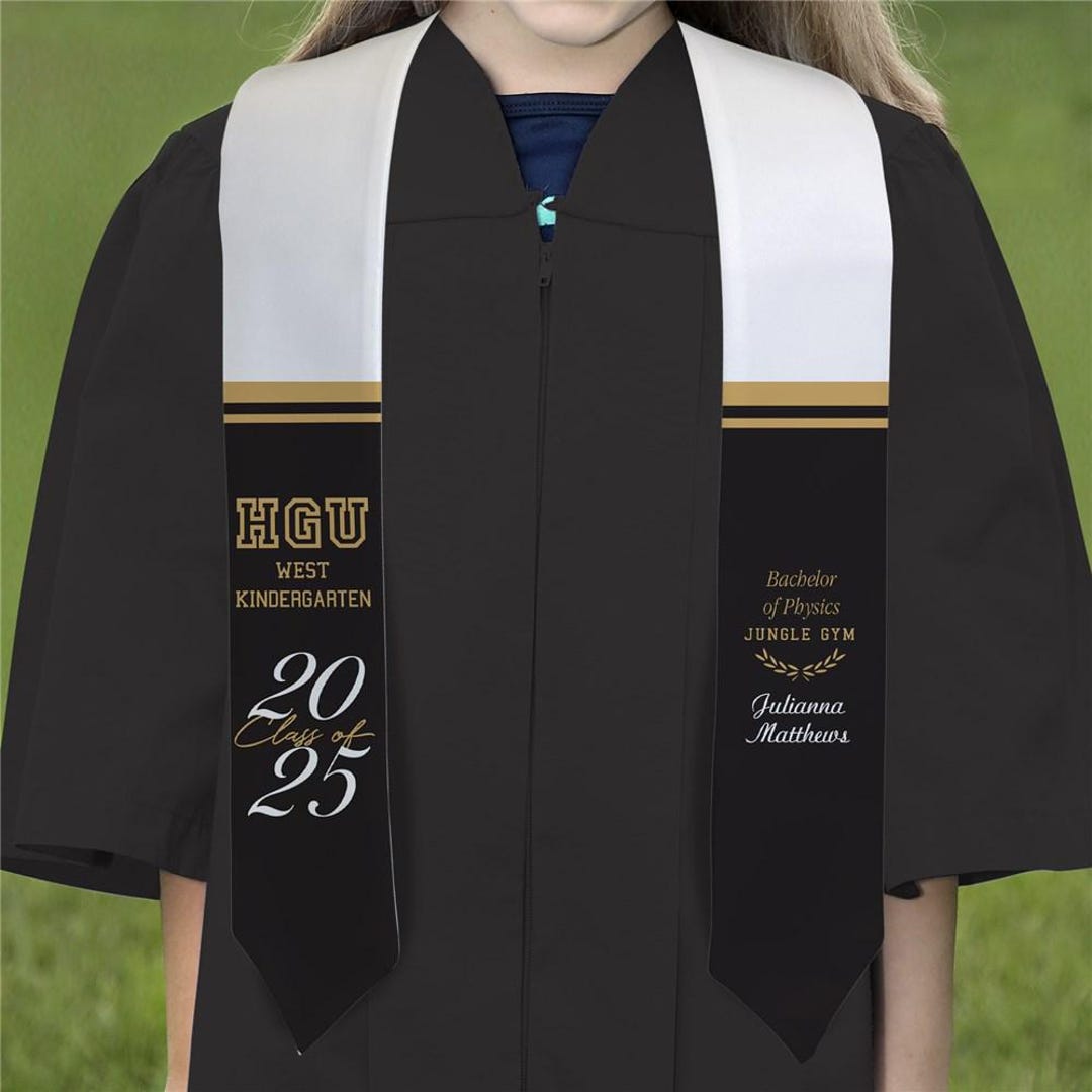 Preschool Graduation Stole, Kindergarten Graduation, Youth Graduation ...