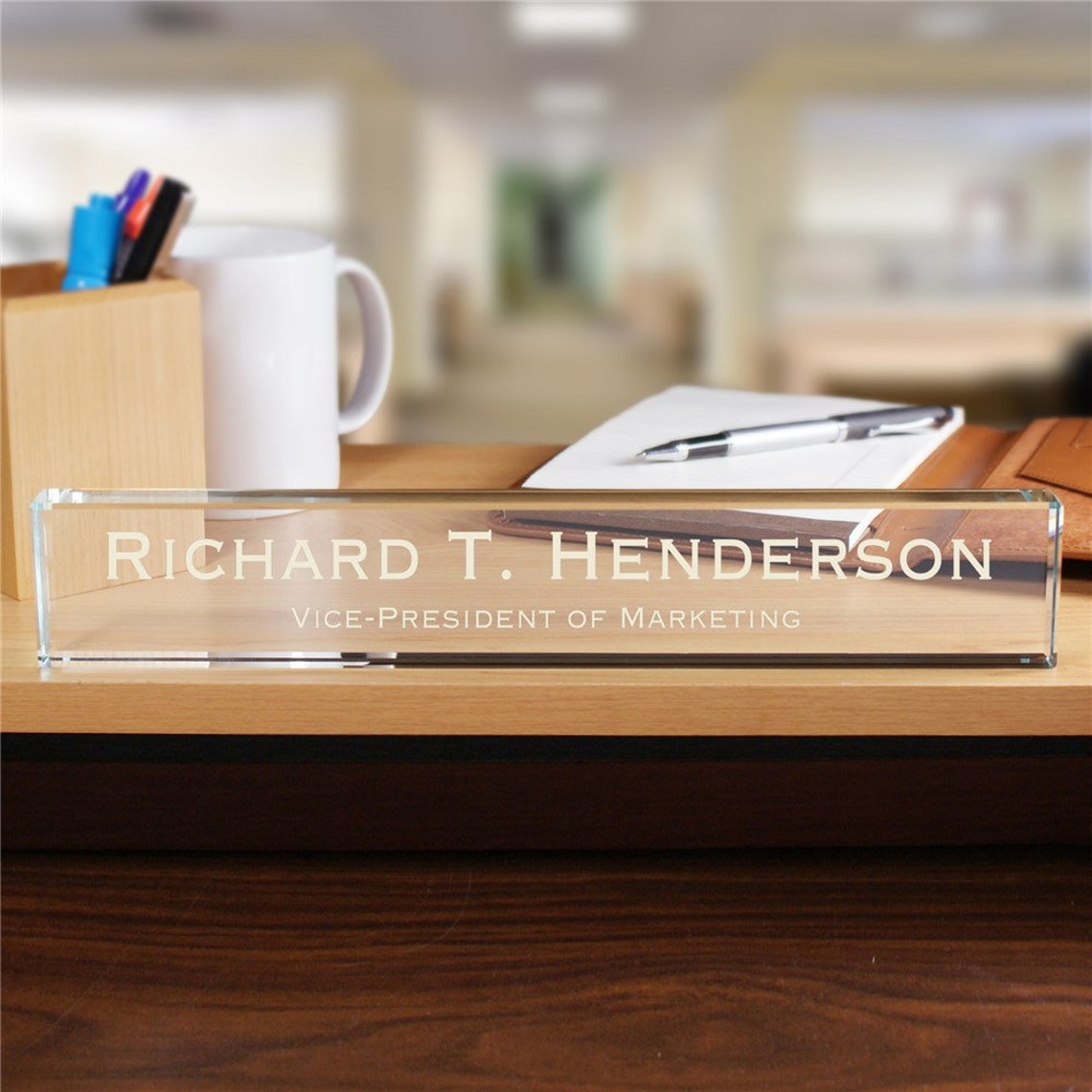 Executive Personalized Name Plate Engraved Executive Name - Etsy