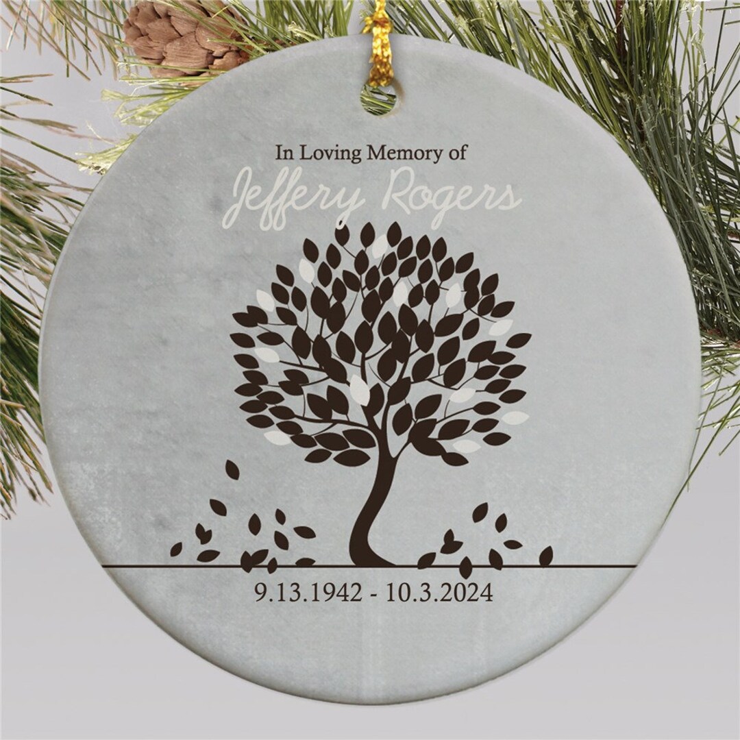 In Loving Memory Personalized Memorial Ornament, Gift for Loss of Loved ...