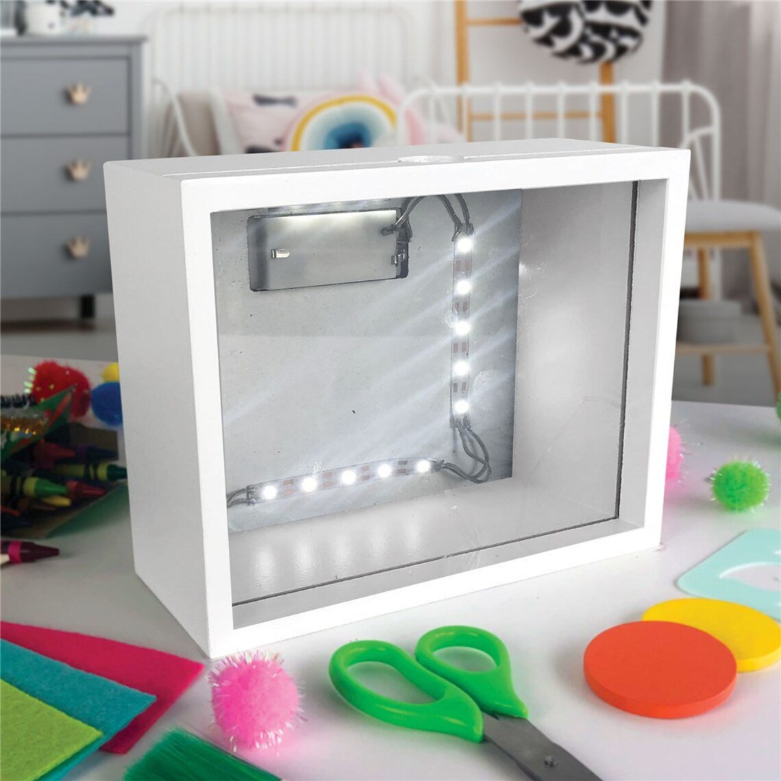Craft LED Shadow Box Craft Kit for Kids DIY Arts and Crafts - Etsy