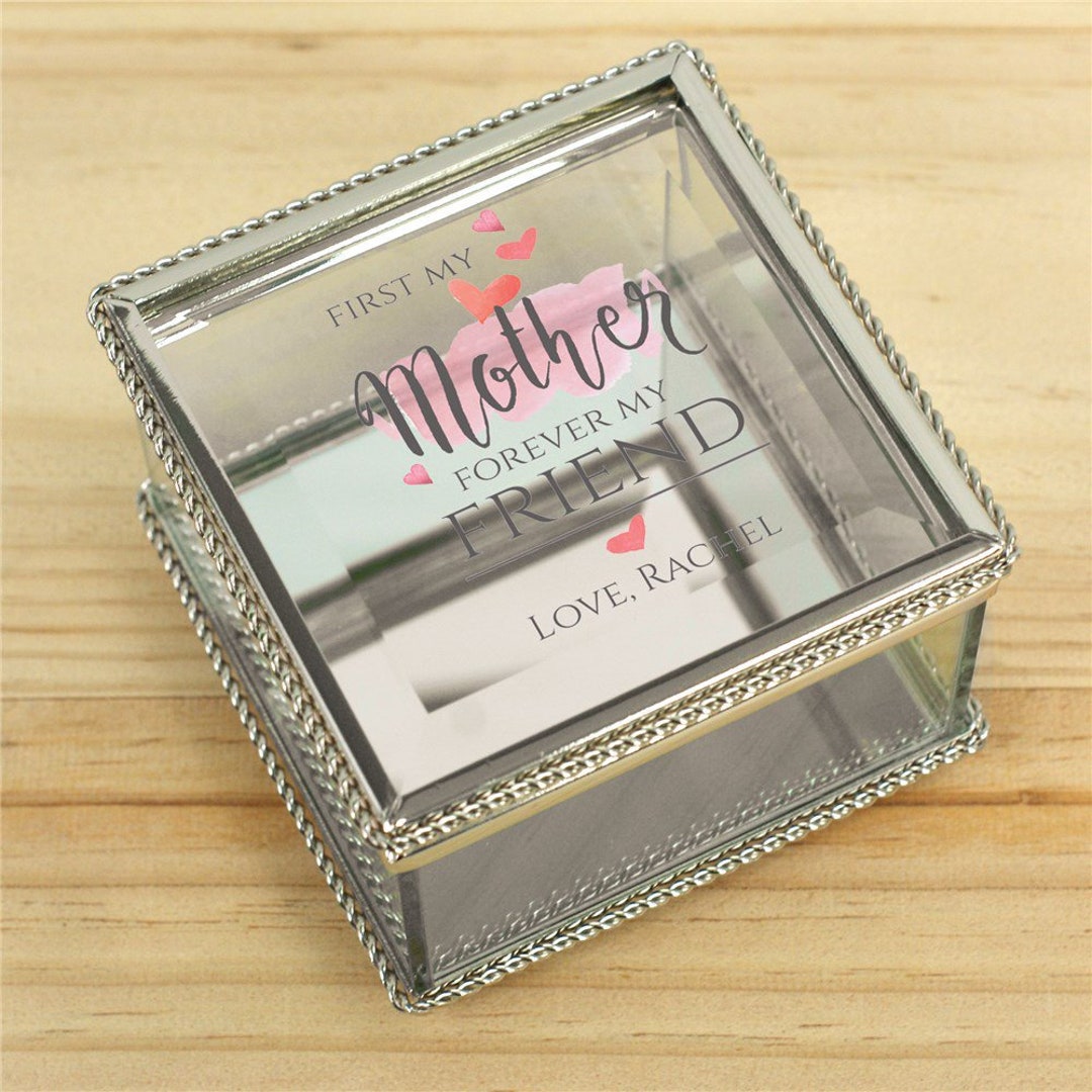 Personalized Forever Friend Jewelry Box, for Mom, Mother Gift, Storage ...