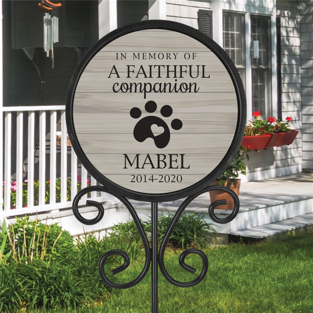 Faithful Companion Personalized Round Magnetic Sign Set, Personalized ...
