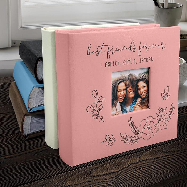 Personalized Photo Album, Friend Photo Book, Bachelorette Gift, Friend ...