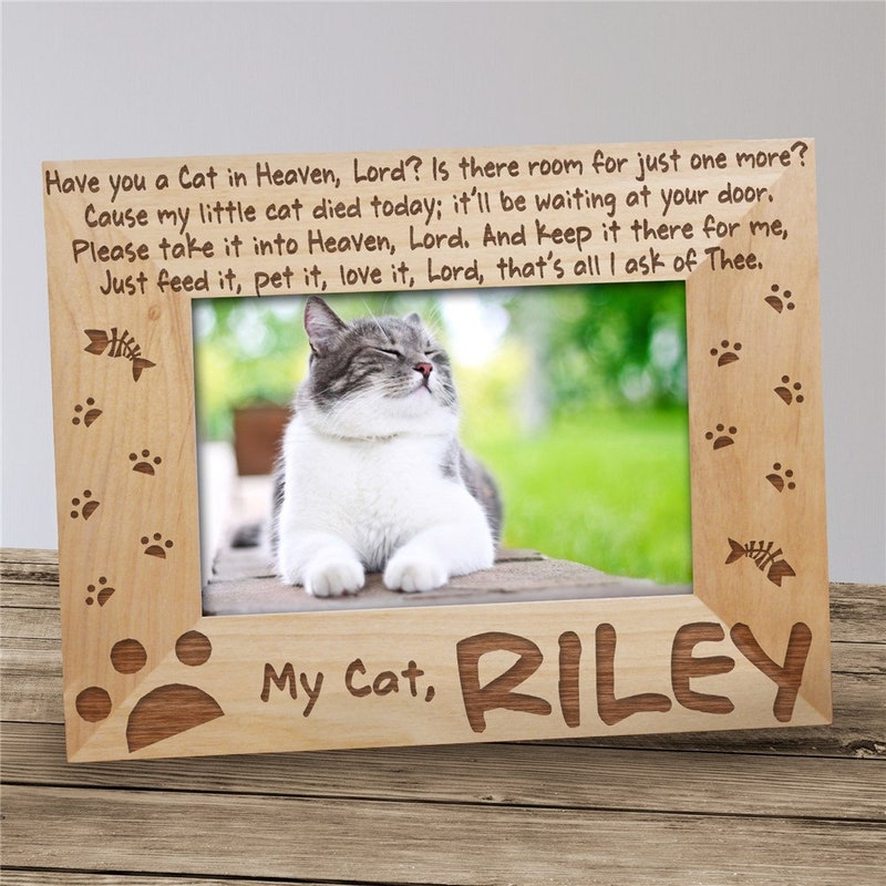 Cat Picture Frame - Etsy