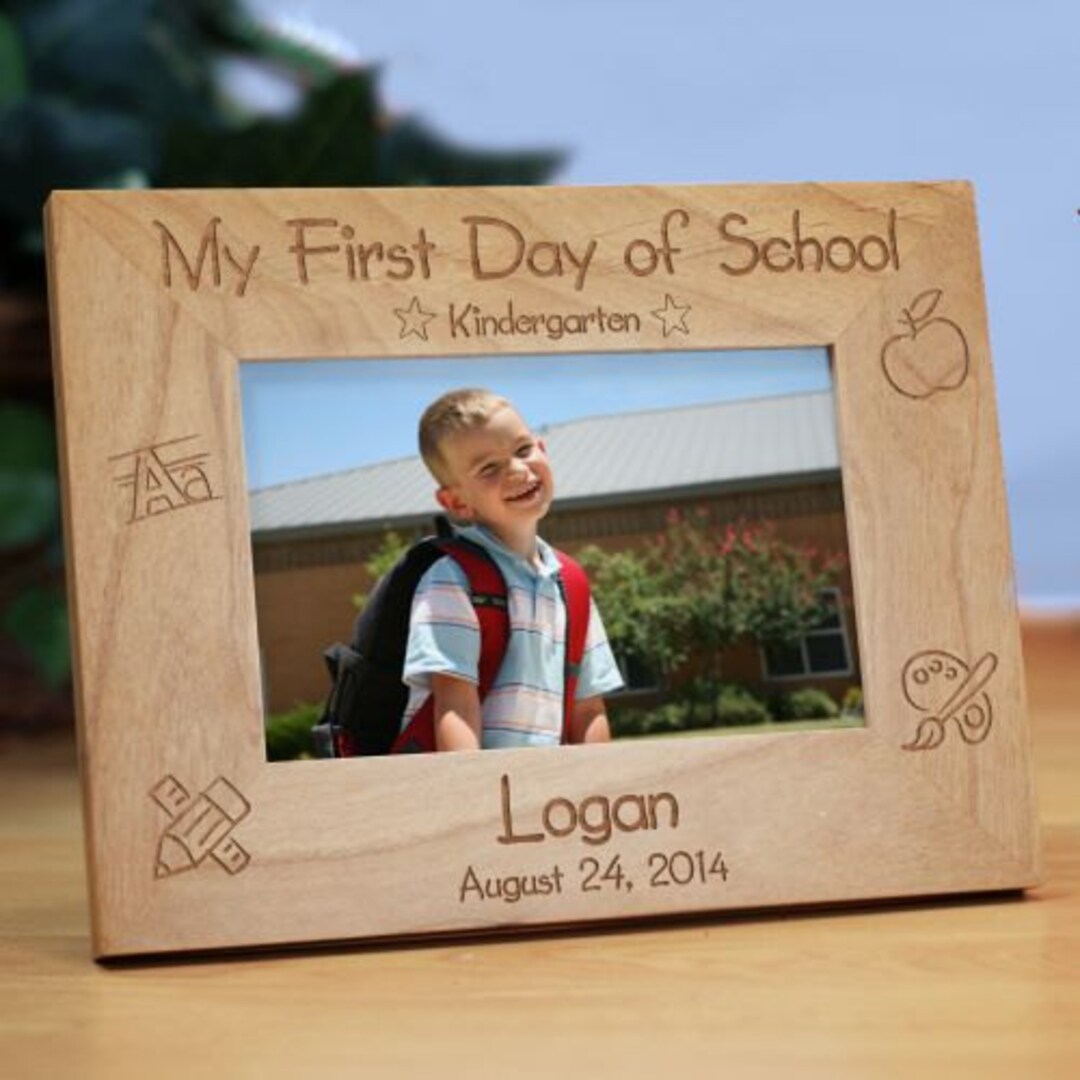 First Day of School Picture Frame, Back to School Frame, Back to School ...
