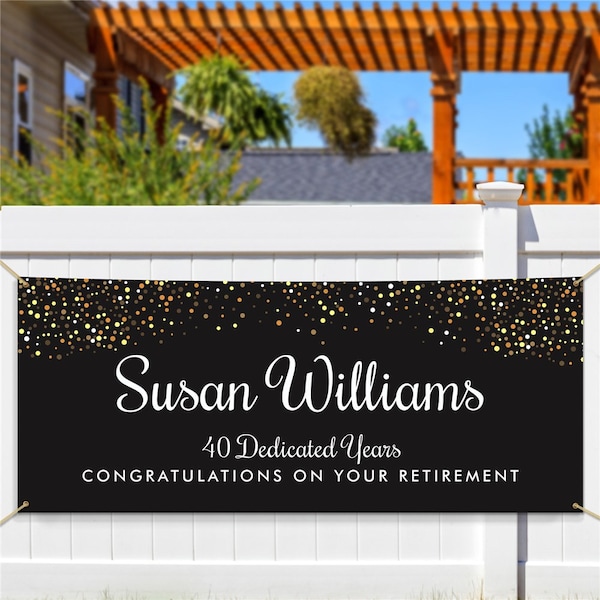 Retirement Yard Sign - Etsy