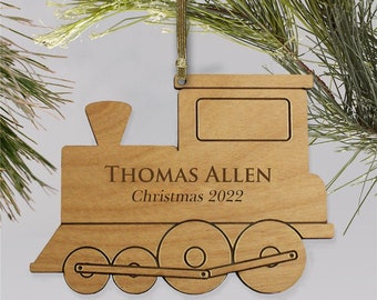 Wooden Train Name Tag // Engraved Train Name Tag // Train Name Tag ...