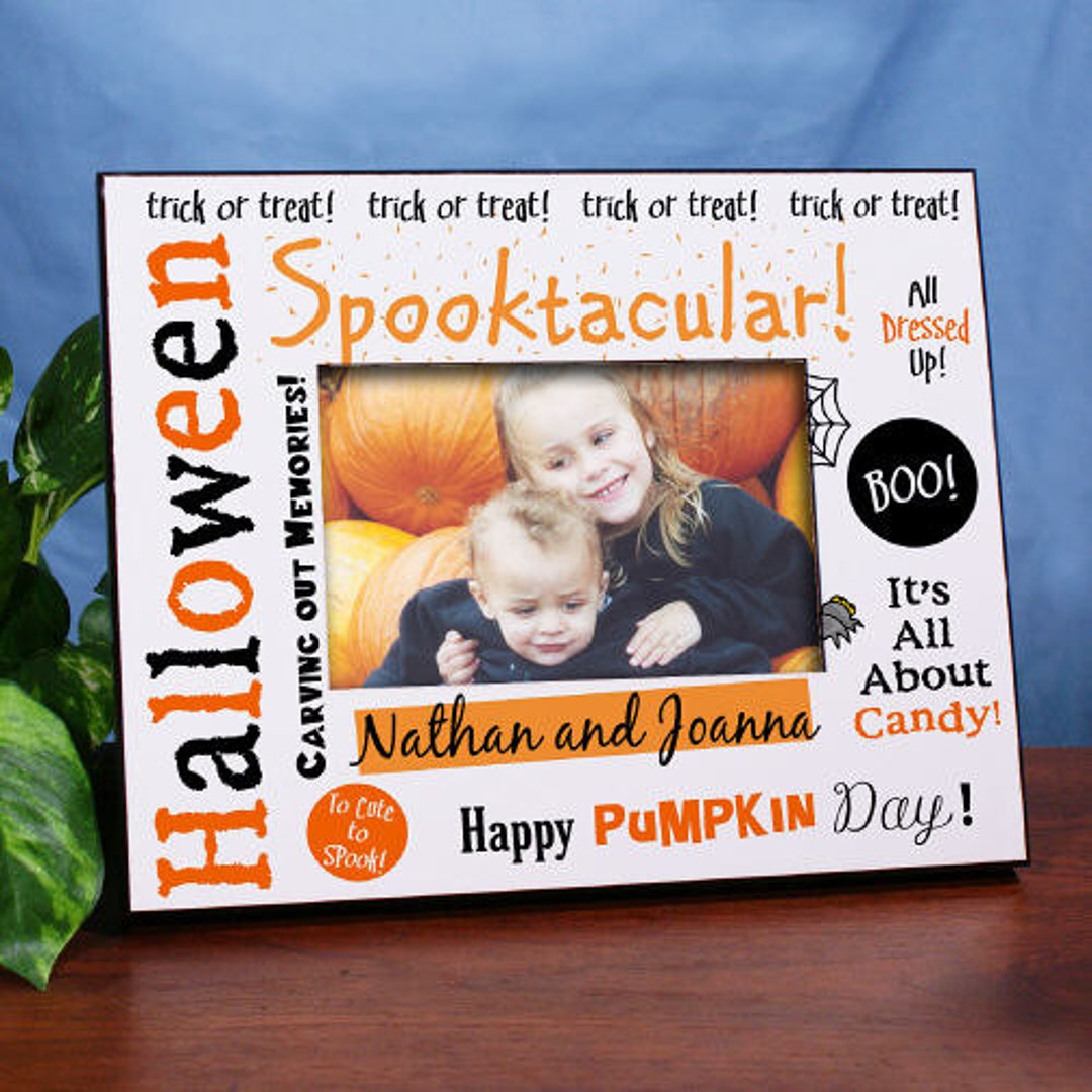 Halloween Picture Frame, Spooktacular Halloween Printed Frame ...