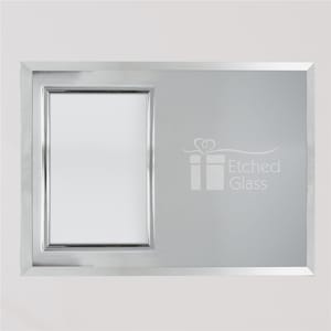 Engraved Class of Cap Beveled Glass Frame, Holds 4"x6" Photo, Beveled ...