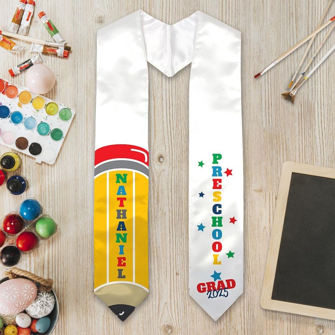 Kindergarten Graduation Stole for Kids, Preschool Graduation Stole With ...