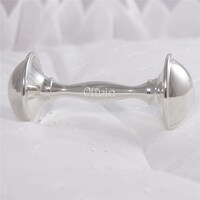 Silver Baby Rattle - Etsy