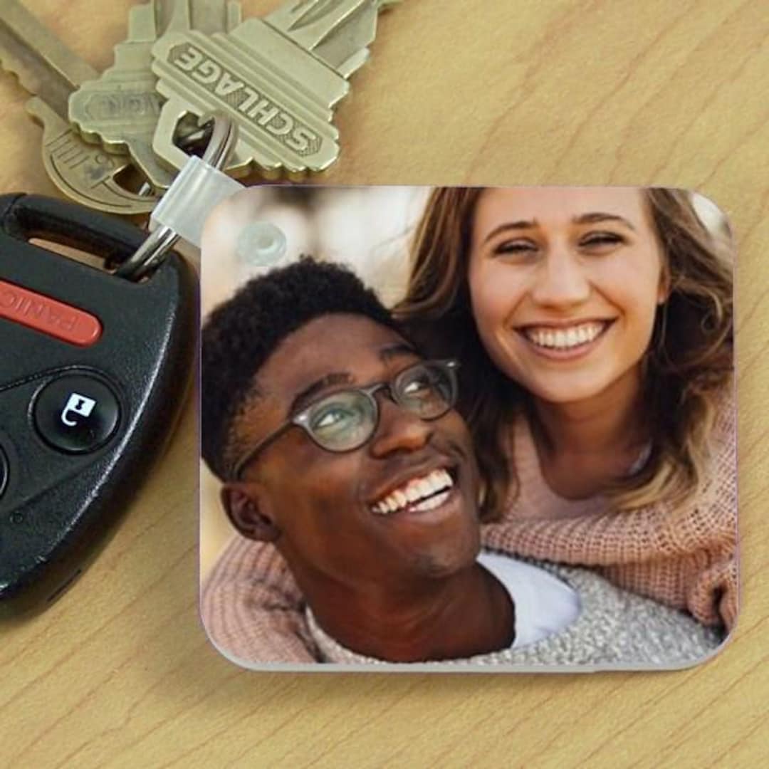 Personalized Photo Key Chain, Custom Photo Key Chain, Christmas Gift ...
