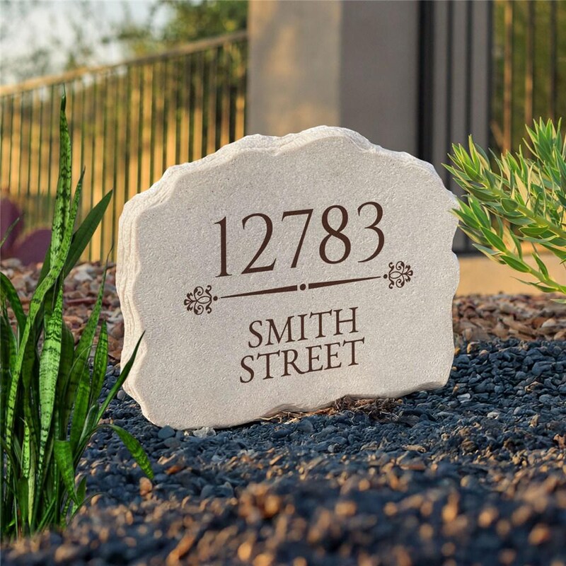 Address Rock - Etsy