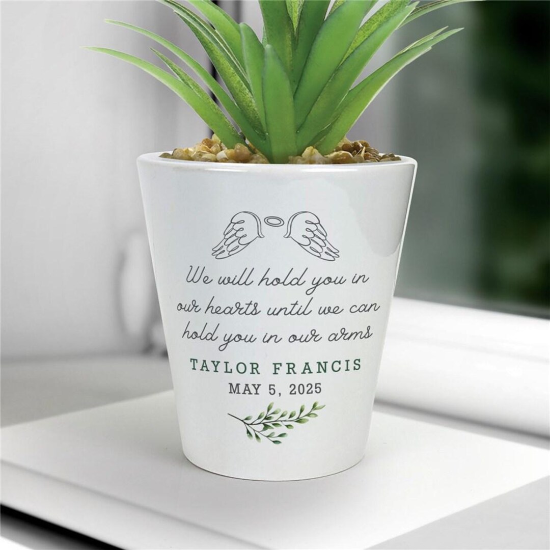 Baby Memorial Flower Pot, Miscarriage Memorial Gift, Miscarriage ...