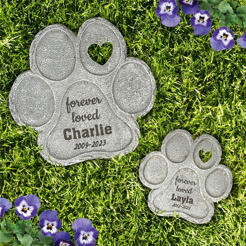 Pet Memorial Stones - Etsy
