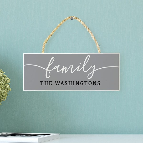 Personalized Family Name Signs - Etsy