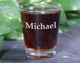 Custom Laser Engrave Tall Shot Glasses, SHIPS FAST, Etched Shot Glass ...