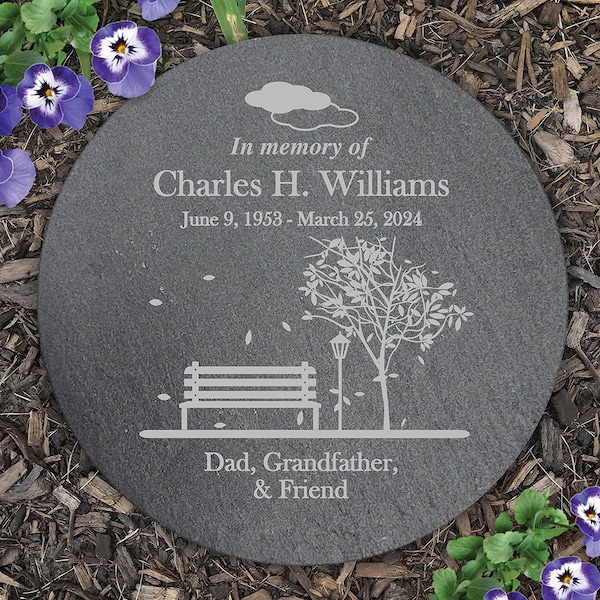 Memorial Stone for Garden - Etsy