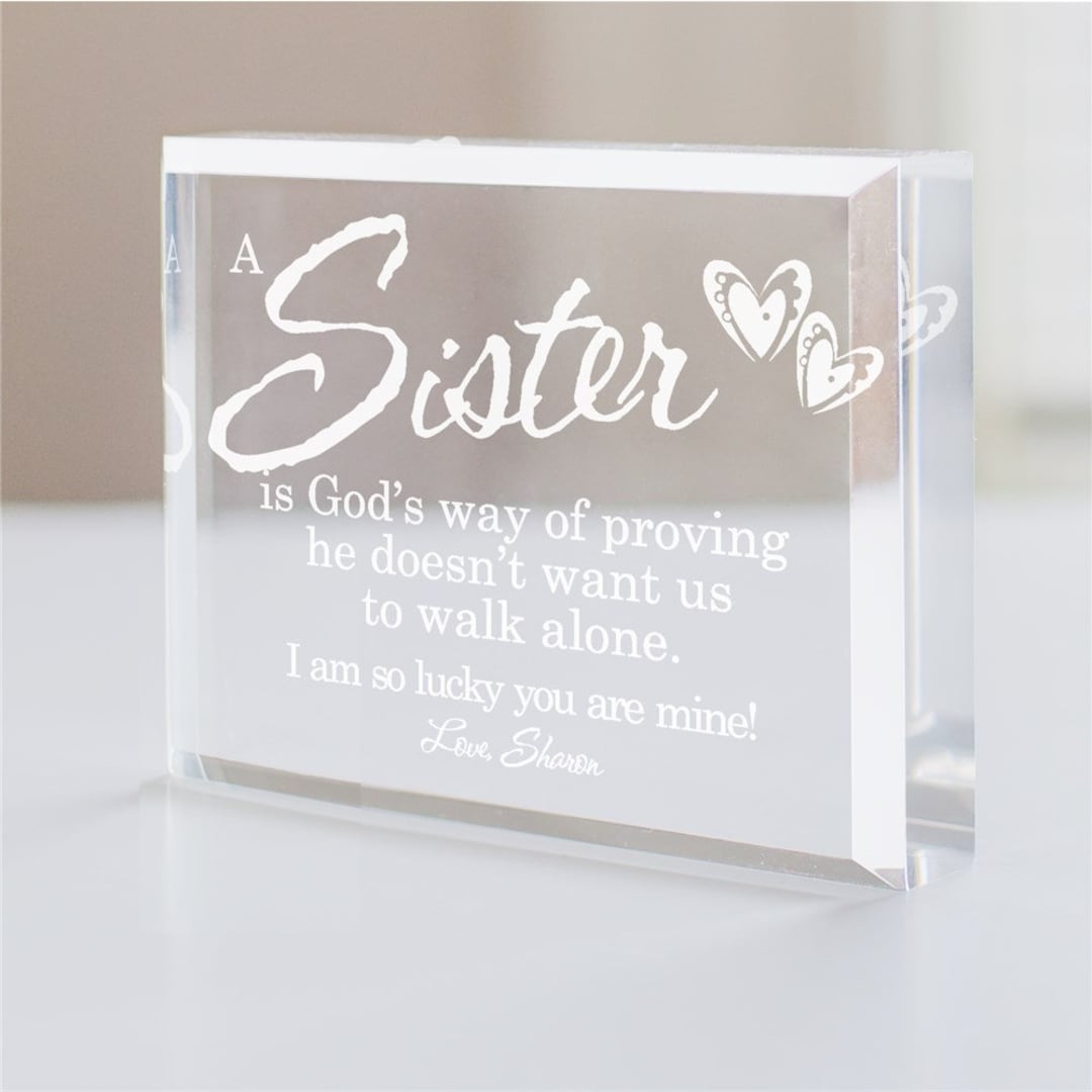 Personalized Gift for Sister, God's Way of Proving Personalized ...
