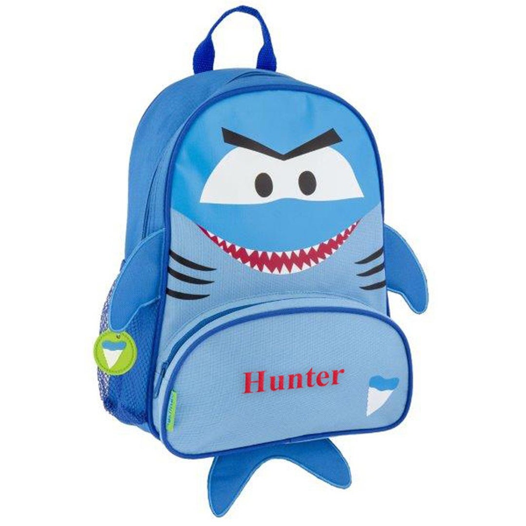 Embroidered Shark Backpack, Personalized Shark Backpack, Kids Backpack ...