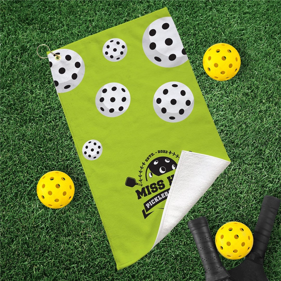 Personalized Pickleball Club Sports Towel, Pickleball Towel, Gift for ...
