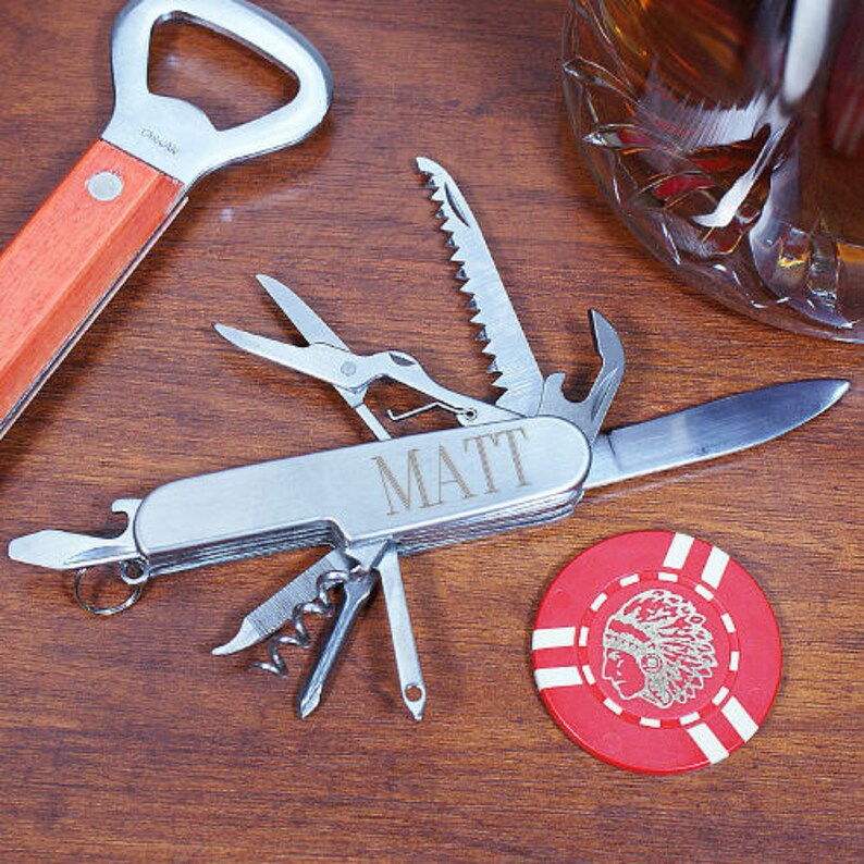 Multi-tool Pocket Knife Personalized Knife Engraved Knife - Etsy