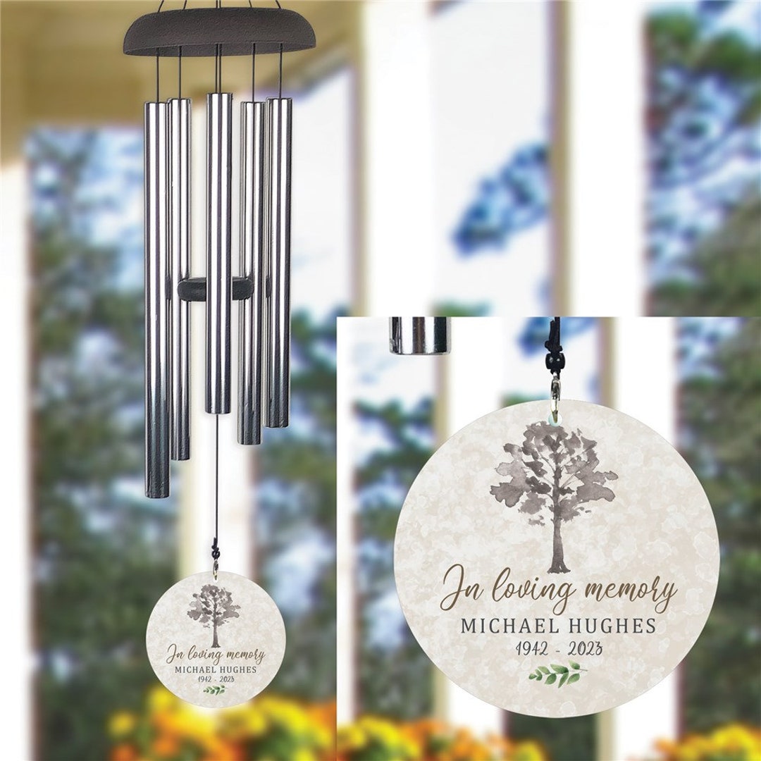 In Loving Memory of Personalized Wind Chime, Memorial Wind Chime ...