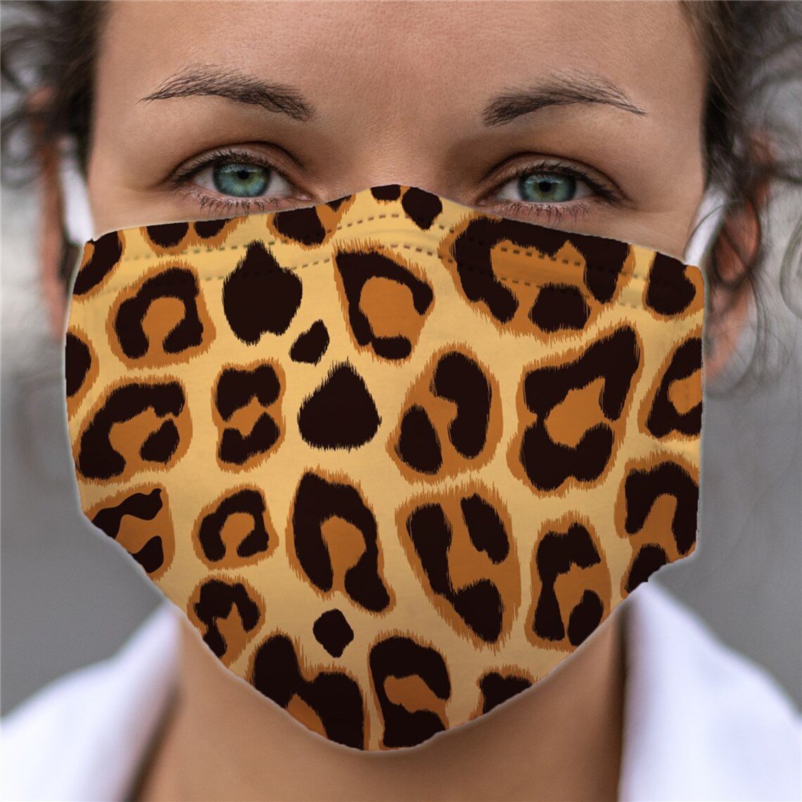 Leopard Print Face Mask Reusable Cloth Face Mask Face Mask - Etsy