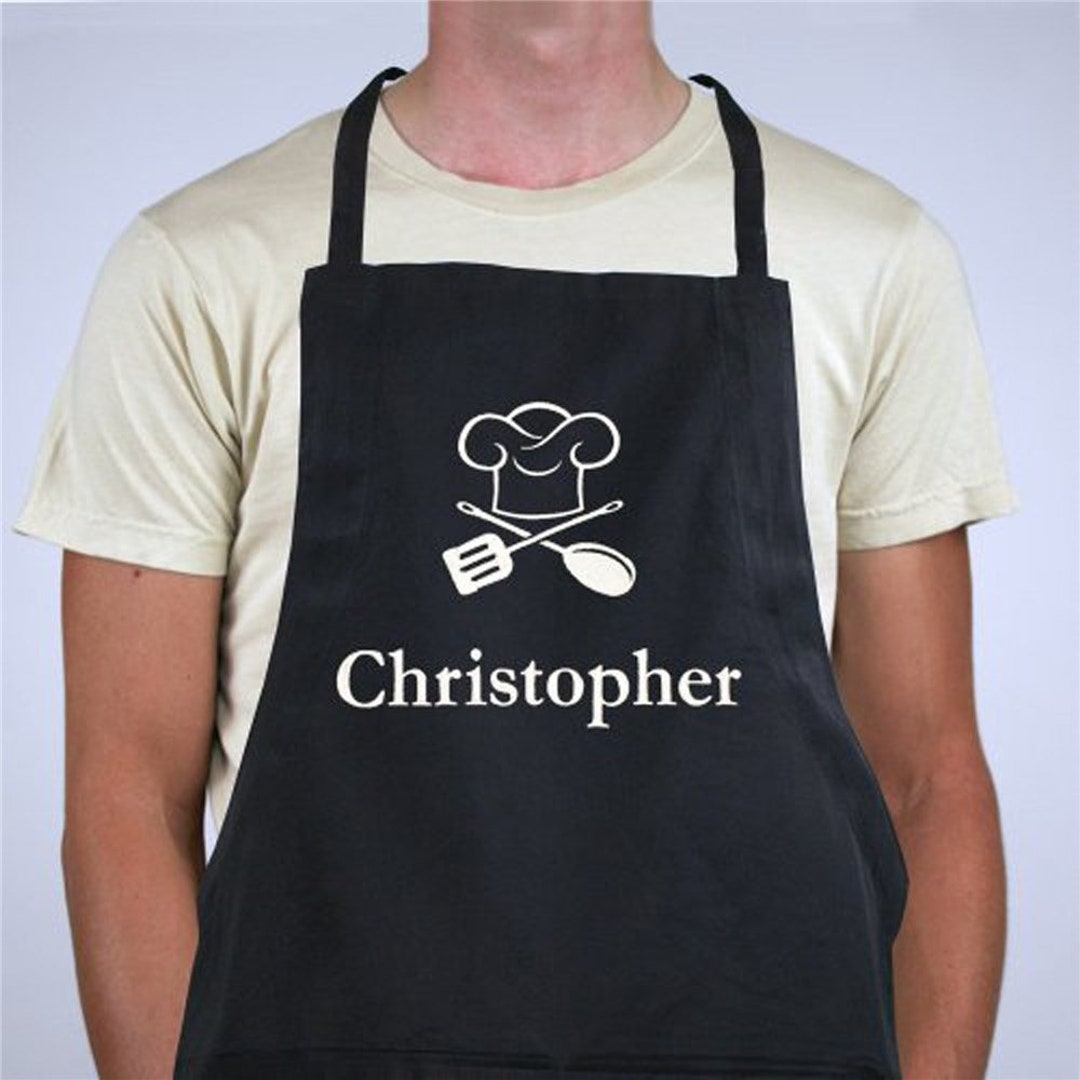 Personalized Chef Apron, Chef, Barbecue Apron, Dad Gift, Custom Gifts ...