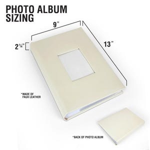 Engraved Religious Cross Leatherette Photo Album, First Holy Communion ...