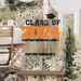 Class of Personalized Graduation Sign, Made of Acrylic, Measures 18x24 ...