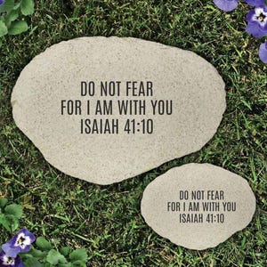 Personalized Custom Message Flat Garden Stone, Custom Garden Decor ...